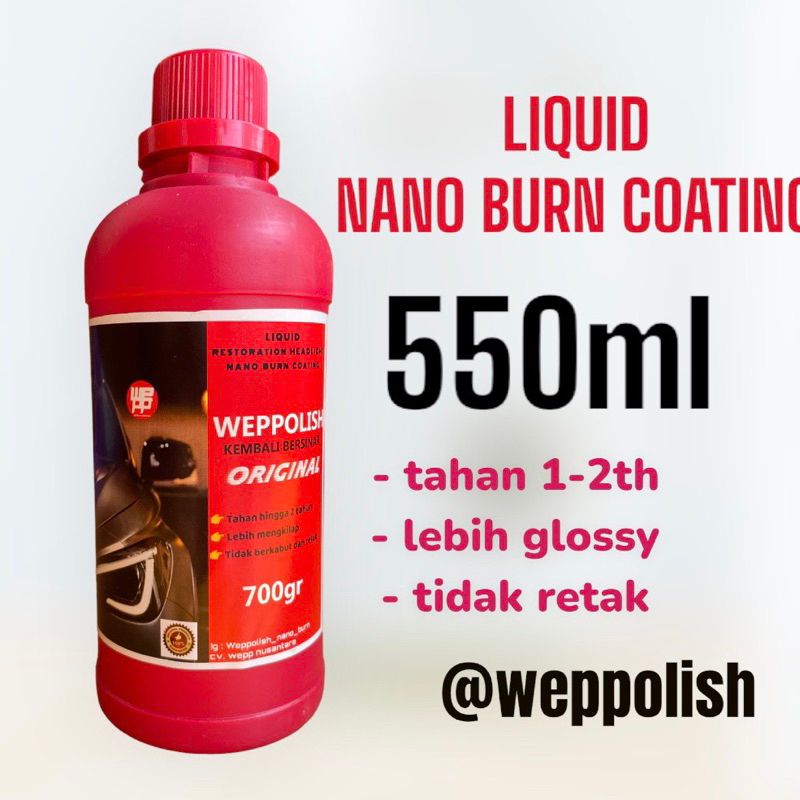 Jual cairan nano burn coating 550ml original | Shopee Indonesia