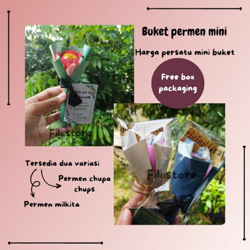 Jual kado aesthetic, kado souvenir, kado hampers {buket} {bucket permen ...