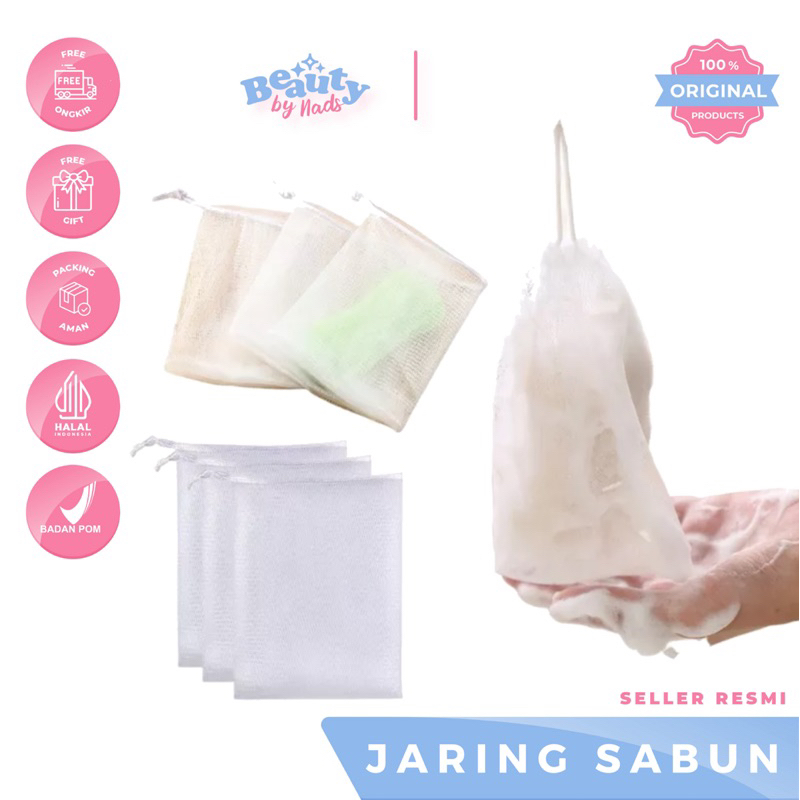 Jual BEAUTYBY.NADS | JARING SABUN HALUS UNTUK SABUN BATANG PEMBUAT BUSA ...