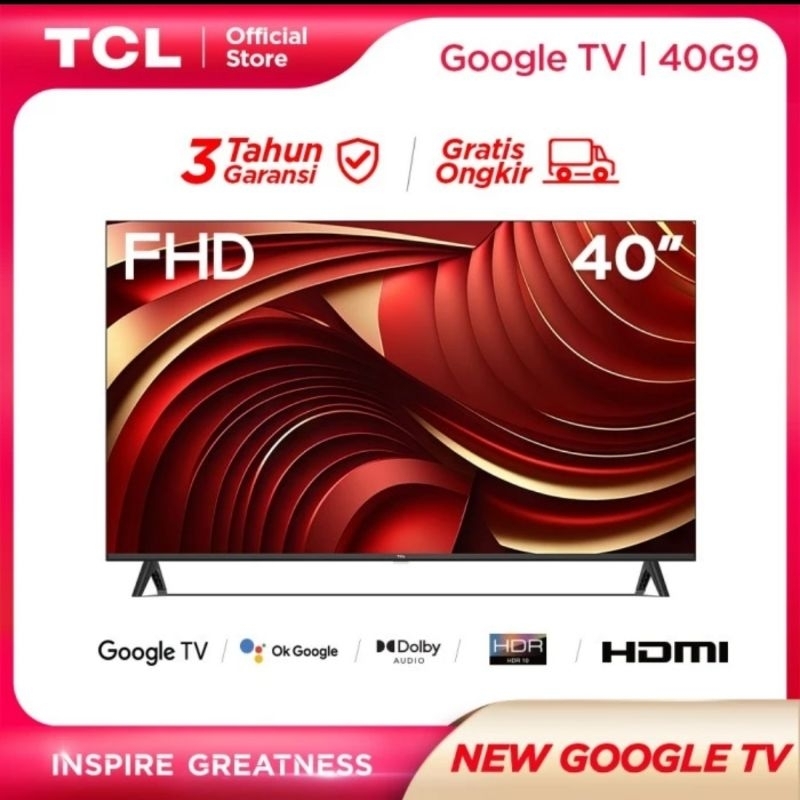 Jual TCL 40G9 Google TV FHD 40 Inch Digital Google Audio Garansi Resmi ...