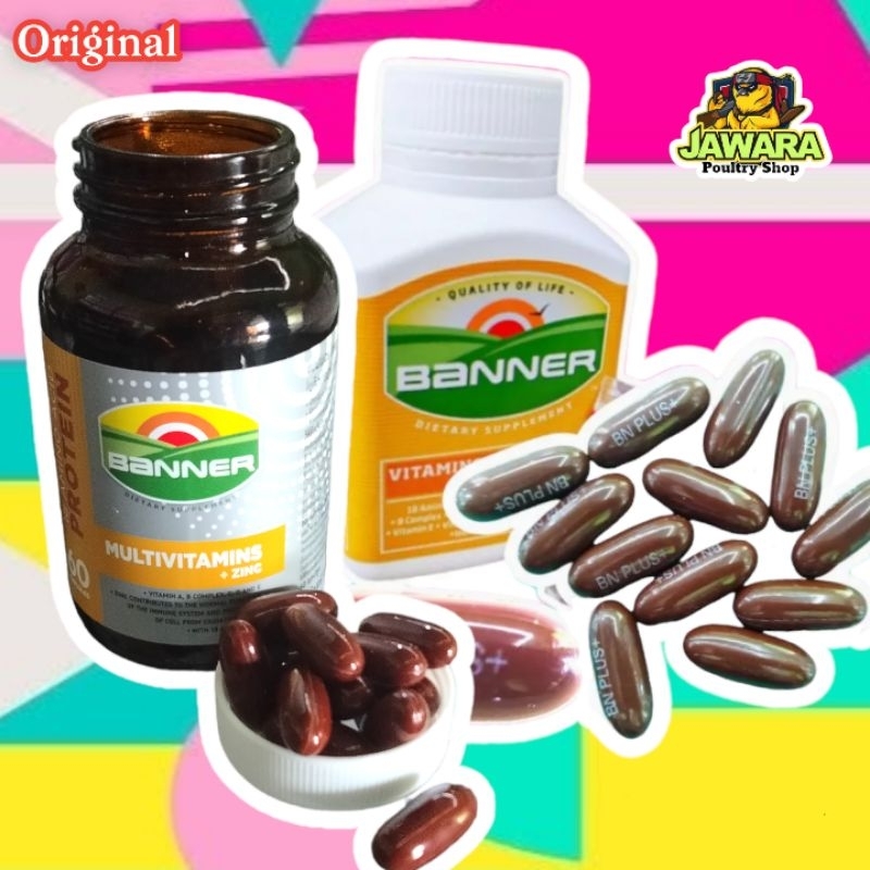 Jual BANNER PLUS Multivitamin Ayam Jago Banner Gold | Shopee Indonesia