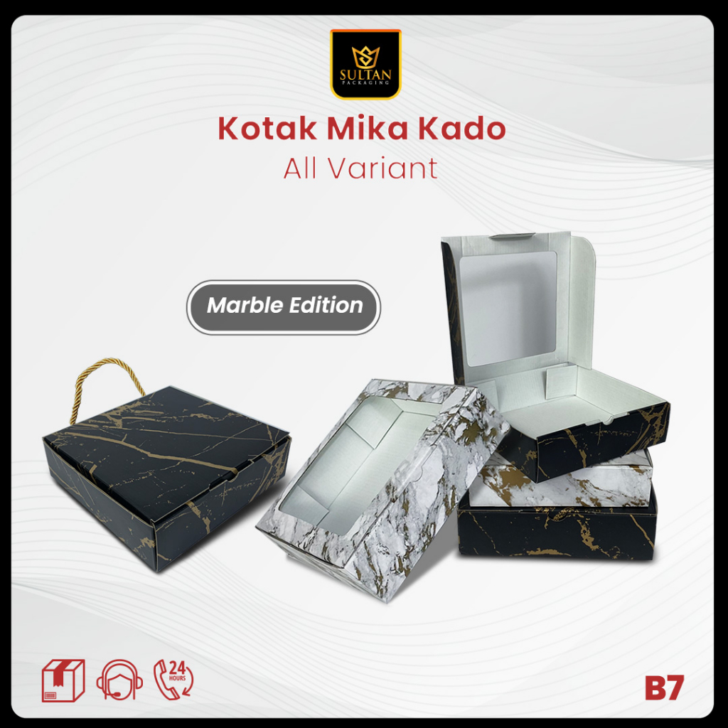 Jual Kotak Kado Marble - Kotak Packaging Hampers Marble - Kotak Hadiah ...