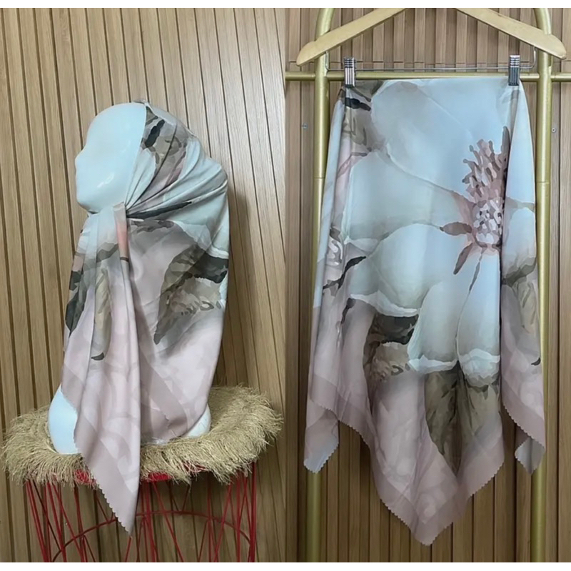 Jual hijab motif bunga // hijab denay // hijabmotif // hijab motif ...