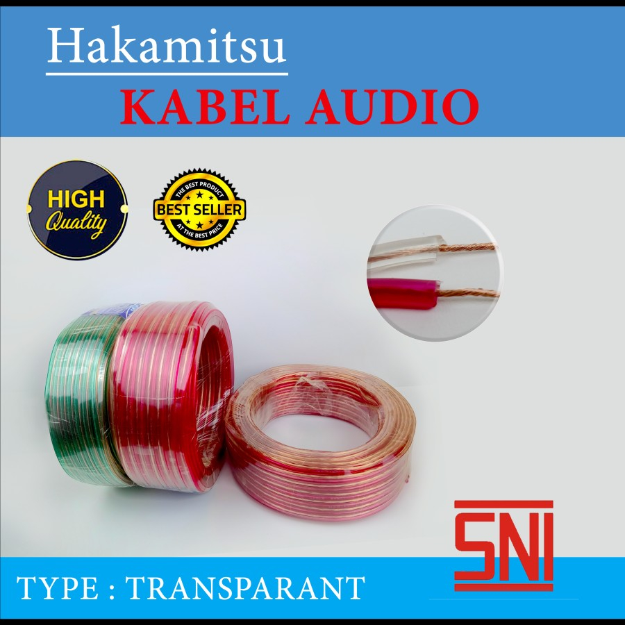 Jual KABEL LISTRIK TRANSPARAN KABEL SERABUT PER ROL 2x 30 x 30 YARD Murah | Shopee Indonesia