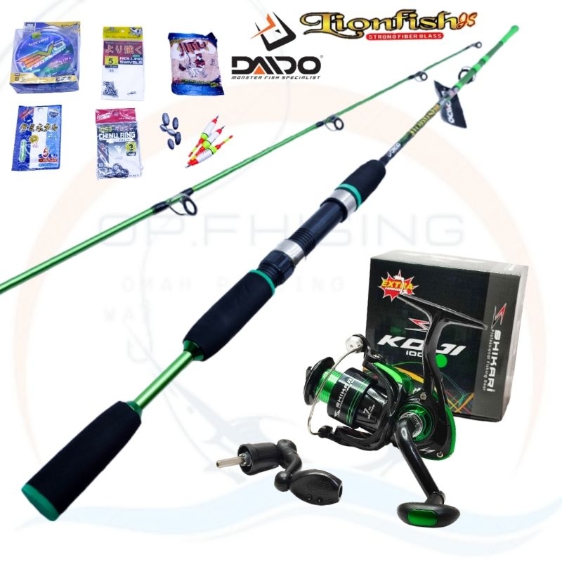 Jual Set Pancing Murah 1 Set Daido Ukuran 120cm 135cm 150cm 165cm 180cm ...