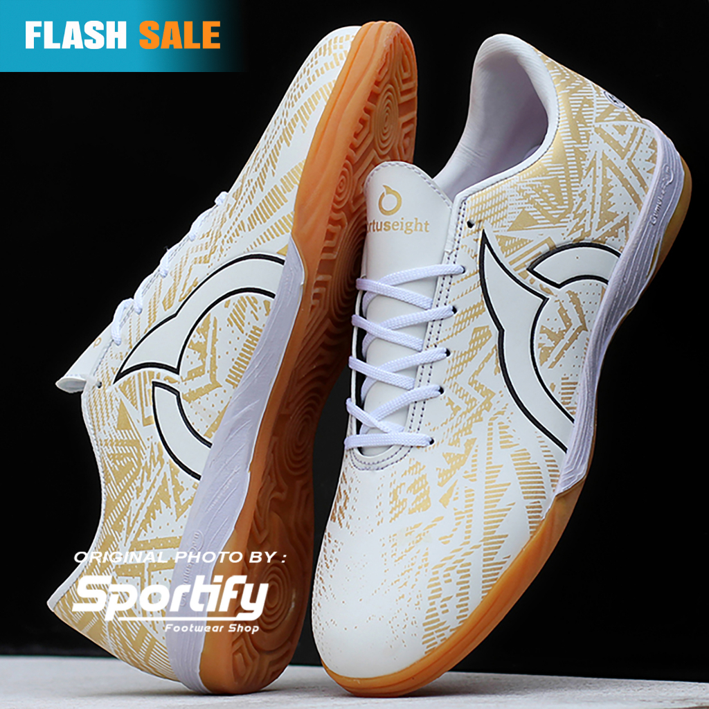 Jual Sepatu Futsal Ortuseight Volt In White Gold Terlaris Se Grade Ori ...