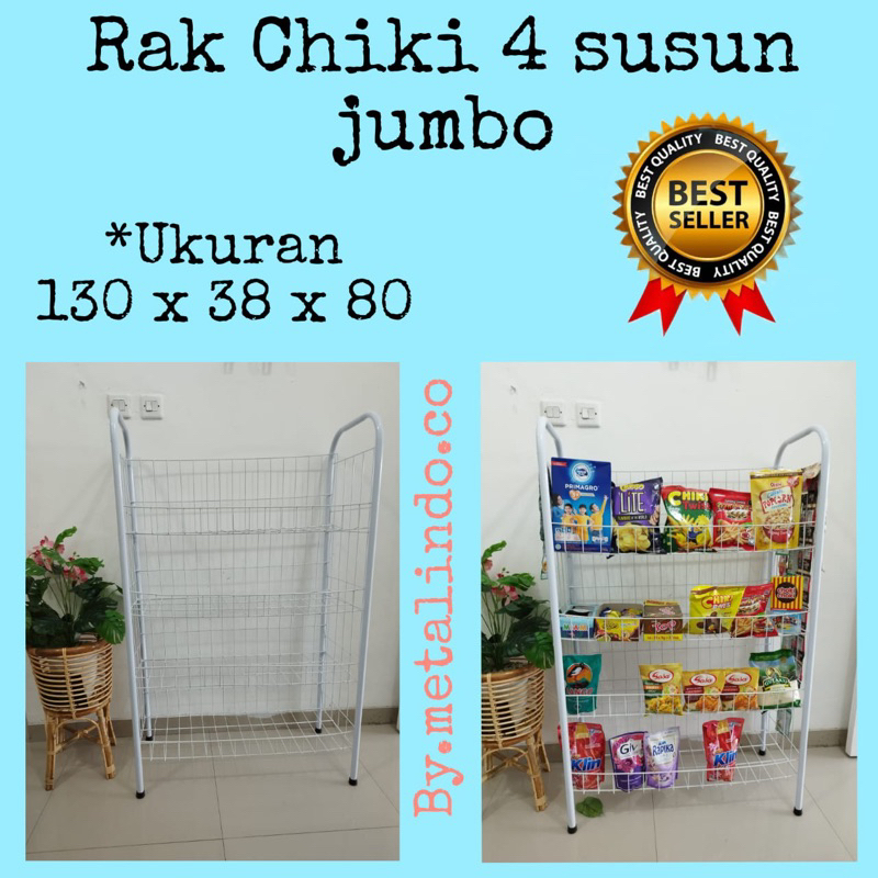 Jual Rak Chiki Rak Display MBS Rak 4 Susun Serbaguna | Shopee Indonesia