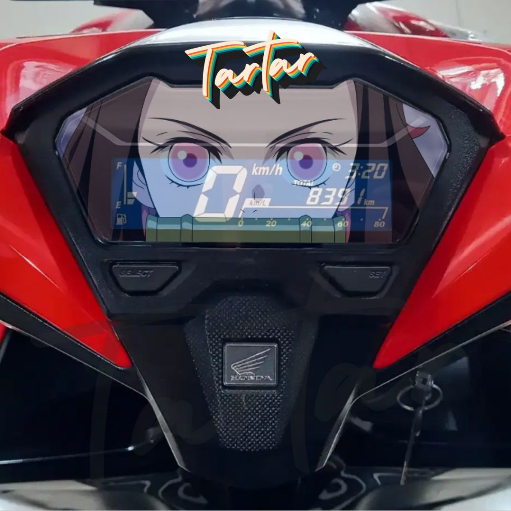 Jual Sticker Stiker Spido / Speedometer Transparant Anime All New Vario ...