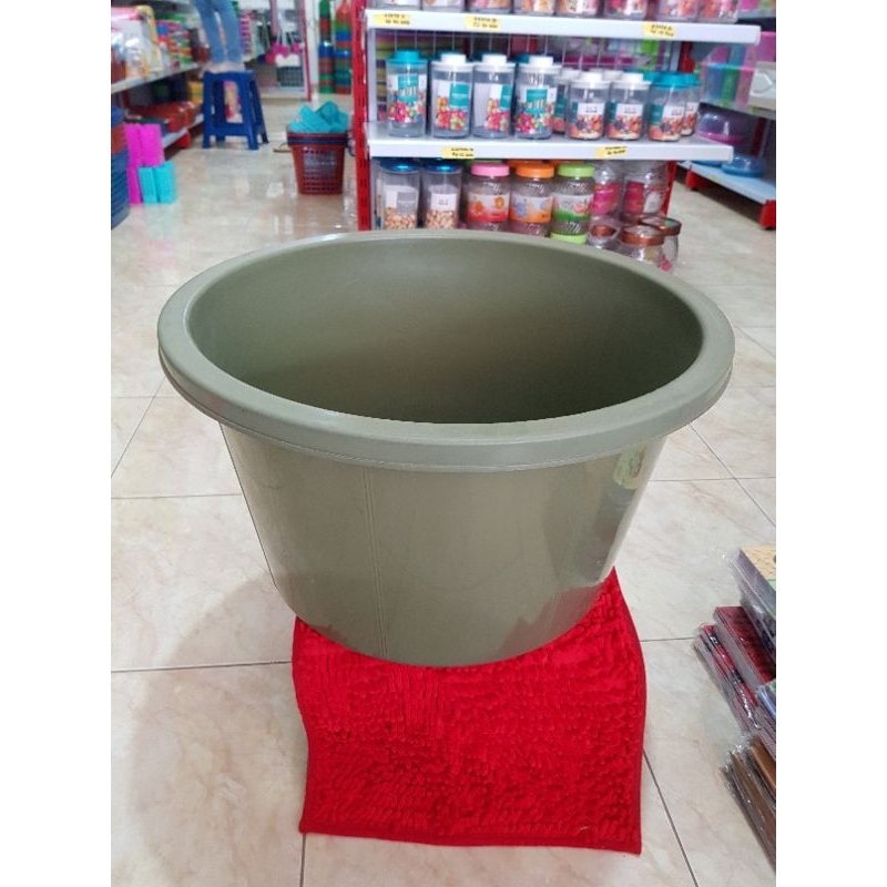 Jual Baskom bulat plastik jumbo/Bak 24 jumbo hijau | Shopee Indonesia