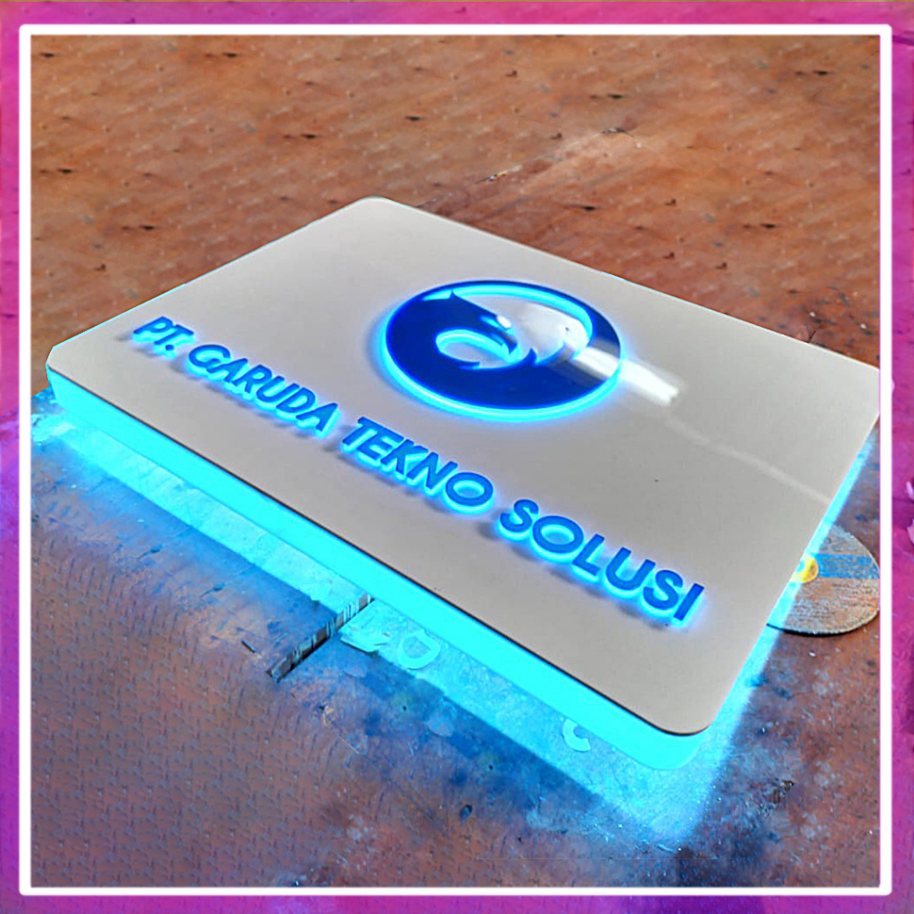 Jual Signage Premium Box Backlight Slim Ukuran 30X30cm | Shopee Indonesia