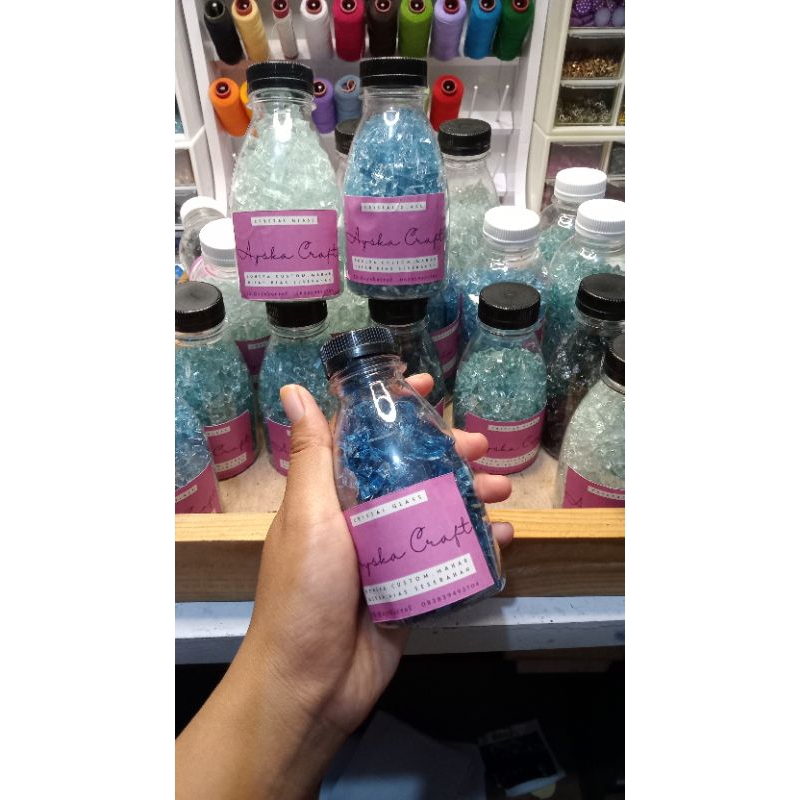 Jual 200 gram kemasan botol Crystal untuk kerajinan RESIN dll | Shopee ...