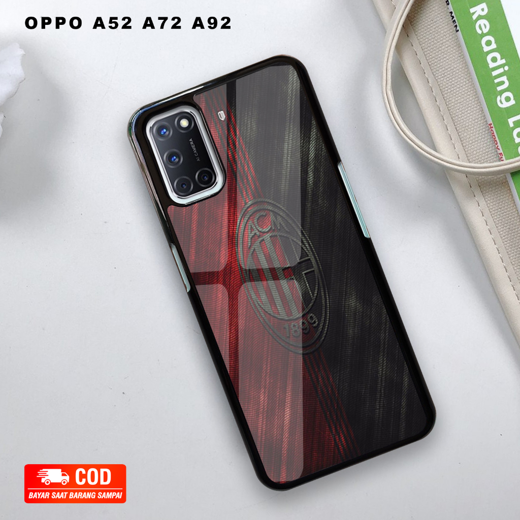 Jual Case Hp OPPO A52 A72 A92 - Case Ac Milan - Casing Hp OPPO A52 A72 ...