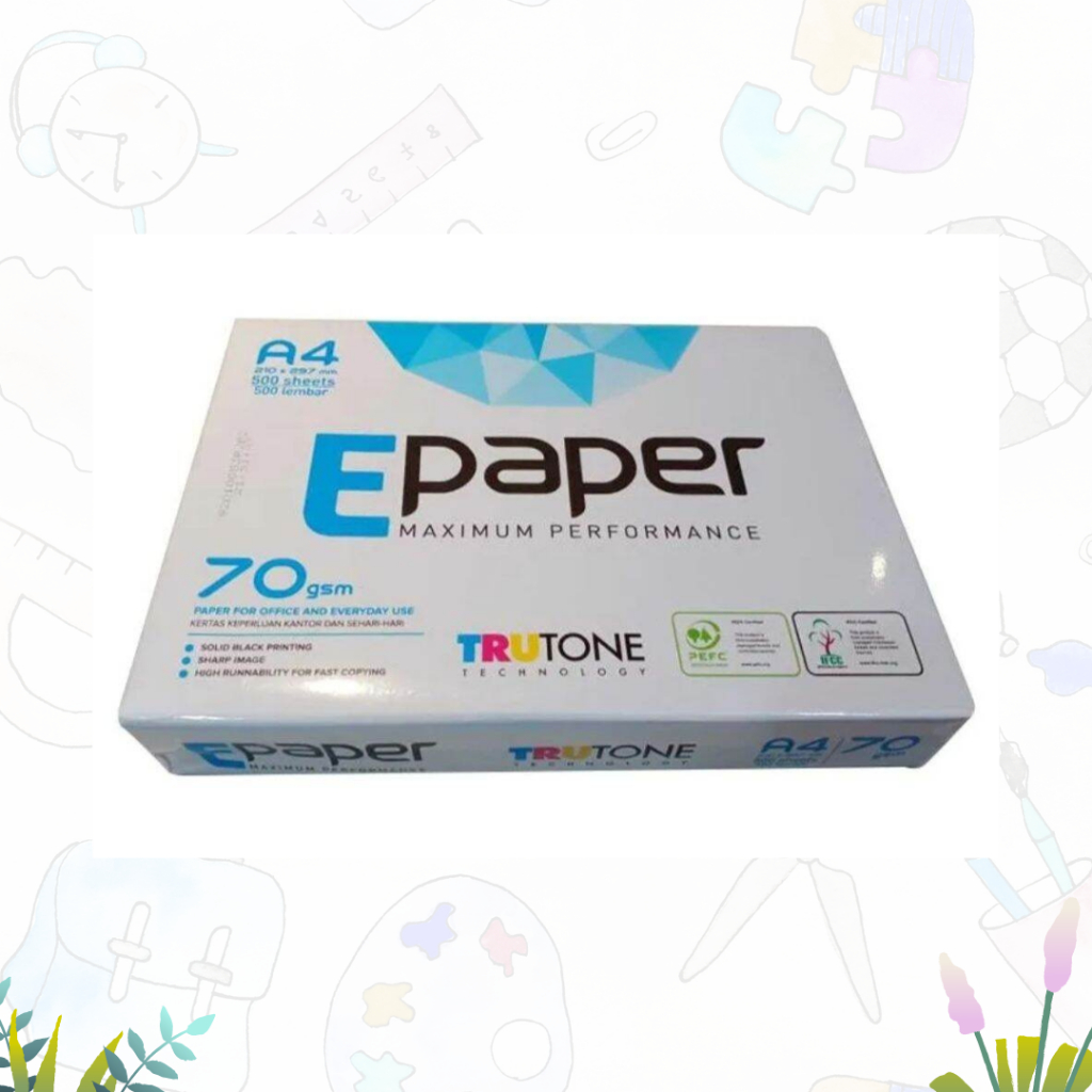 Jual HVS EPAPER F4 70GSM / KERTAS / HVS / HVS F4 70 GSM / KERTAS FOLIO ...