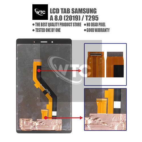 Jual LCD Samsung Tab A8.0 LCD Samsung Tab T295 2019 Fullset Touchscreen ORIGINAL 100% Garansi 1 ...