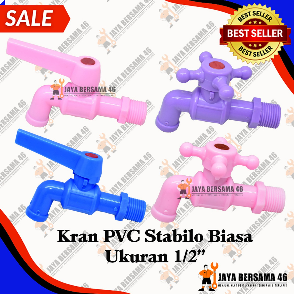 Jual KRAN PVC STABILO LOTUS ENGKOL BALING / KRAN PLASTIK MURAH / KERAN ...