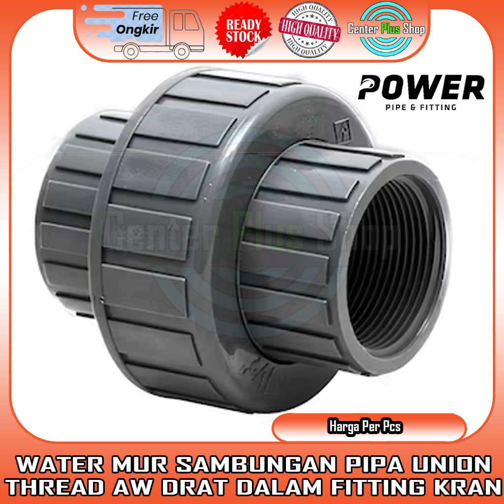 Jual WATER MUR UNION THREAD AW DRAT DALAM 1/2" 3/4" 1” IN INCI INCH ...