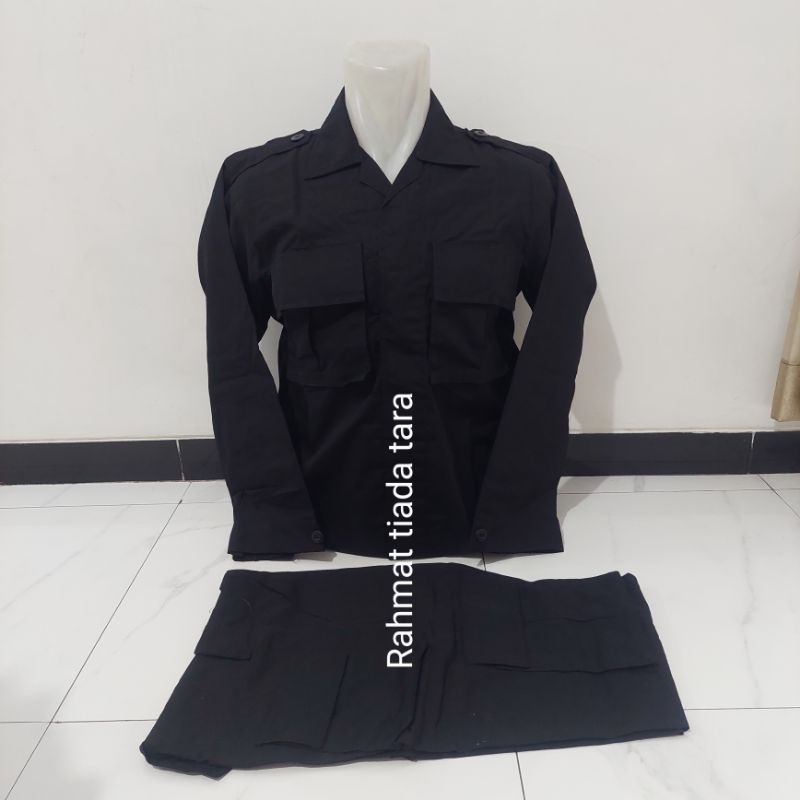 Jual SERAGAM PDL HITAM BRIMOB/SATPAM | Shopee Indonesia