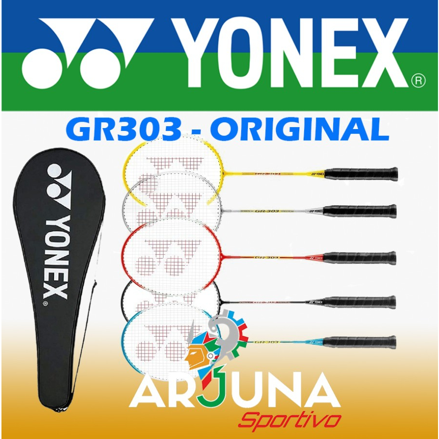 Jual YONEX BADMINTON RACKET | GR303 | RAKET + SENAR YONEX ORIGINAL ...
