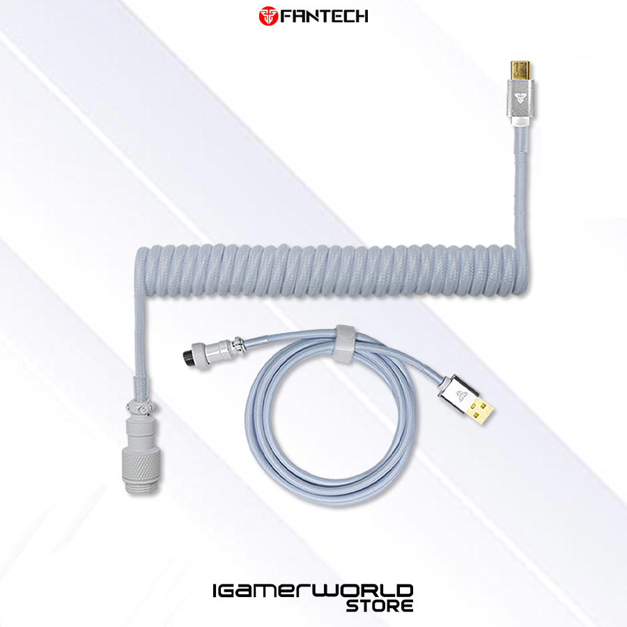 Jual Fantech AC701 Coiled Cable Aviator USB Type C for Mechanical ...