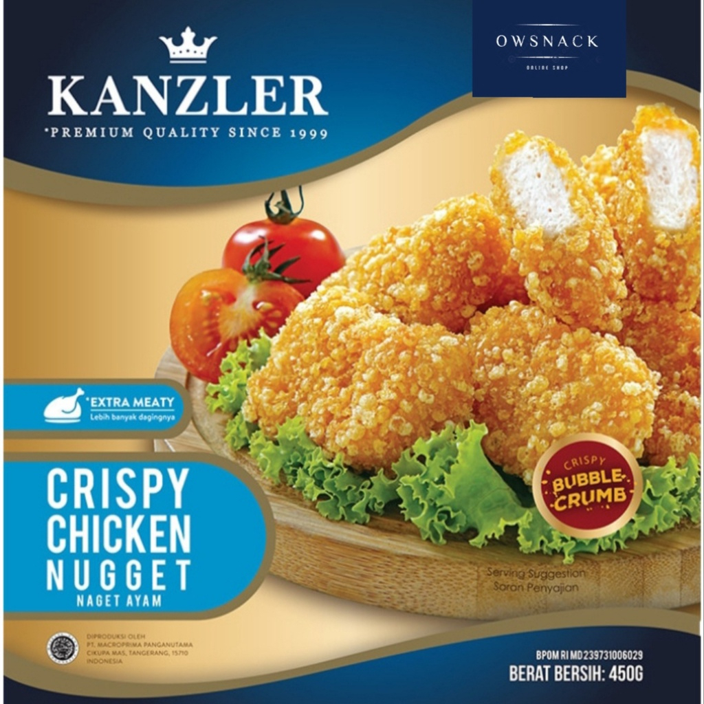 Jual Kanzler crispy chicken nugget 450gr | Shopee Indonesia