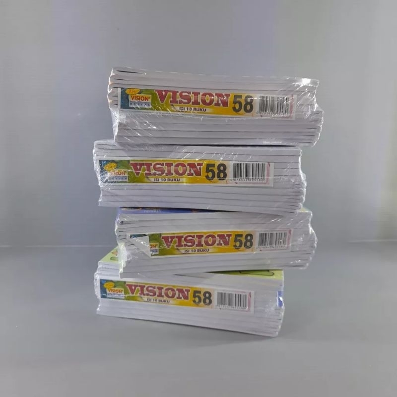 Jual Buku Tulis Vision 58 Lembar ( 1 Pack / 10 Buku ) | Shopee Indonesia