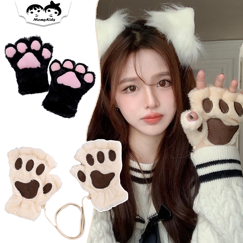Jual COD Sarung Tangan Hangat Gloves Winter Motif Cosplay Kucing Cat ...