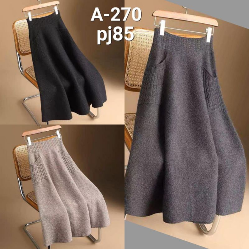 Jual Rok Knit Skirt Rajut Import, Rok Rajut Premium Korean Style ...