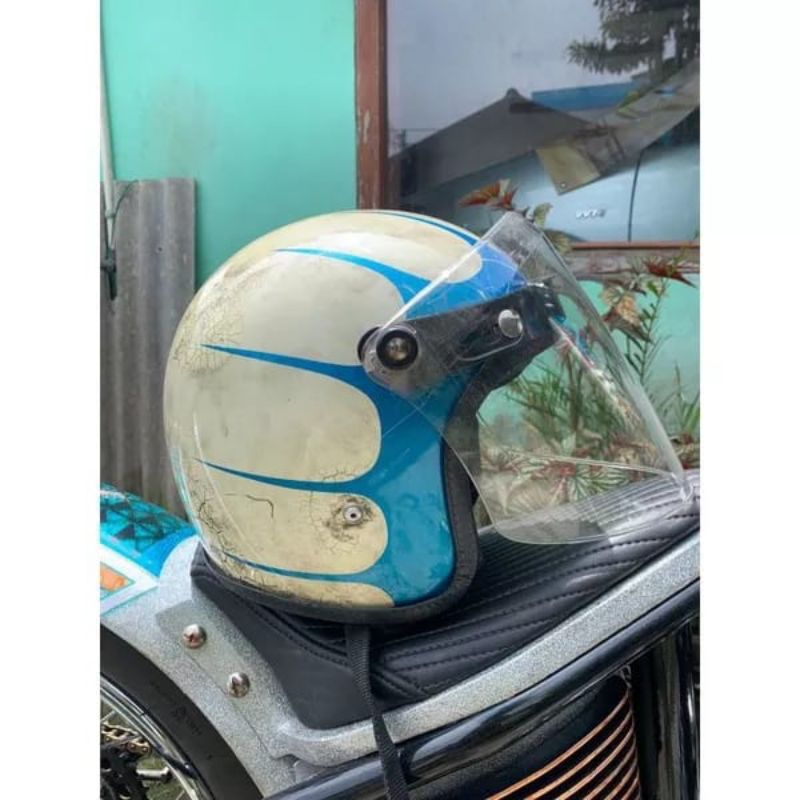 Jual Helmet Slim Head Custom Model Tx 500 by Arrow helmet | Shopee ...