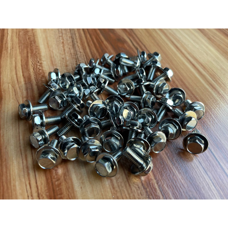 Jual baut tutup rantai chrome original. | Shopee Indonesia
