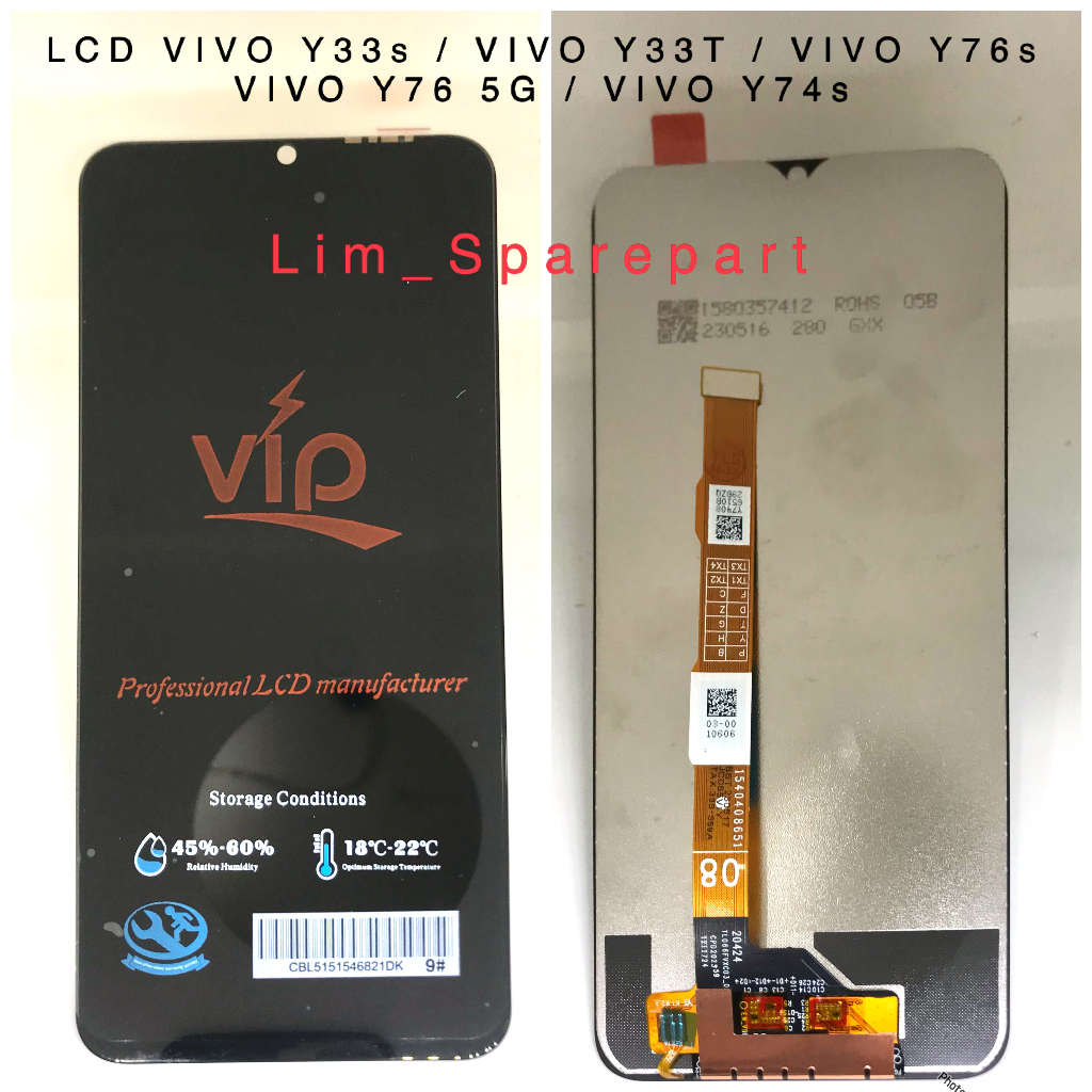 Jual LCD VIVO Y33s / LCD VIVO Y33T / LCD VIVO Y76s / LCD VIVO Y76 5G / LCD VIVO Y74s | Shopee ...