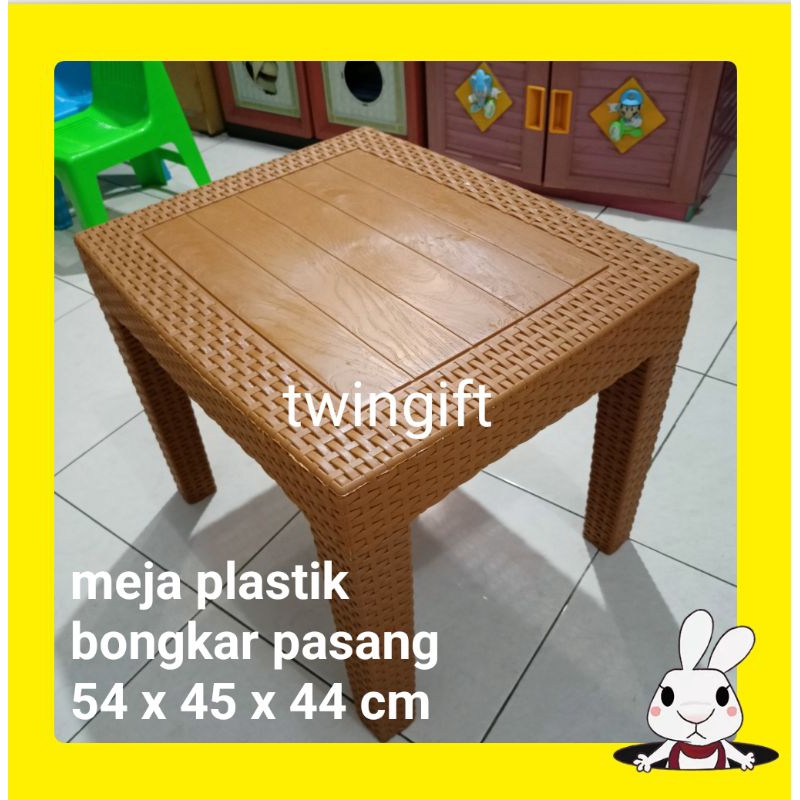 Jual meja plastik kuat dan tebal, serbaguna, bongkar pasang | Shopee ...