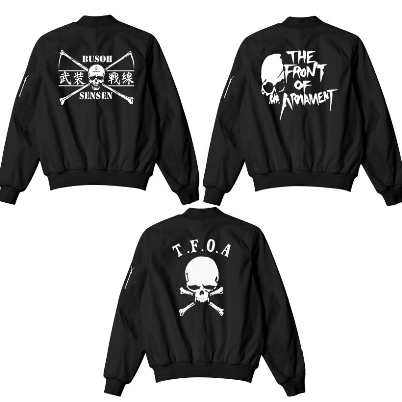 Jual Jaket Bomber TFOA The Front Of Armament Crows Zero | Shopee Indonesia