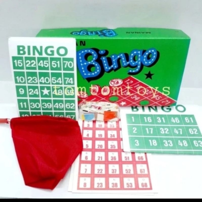 Jual BINGO Mainan Jadul Board Games Kotak Hijau dan Biru | Shopee Indonesia