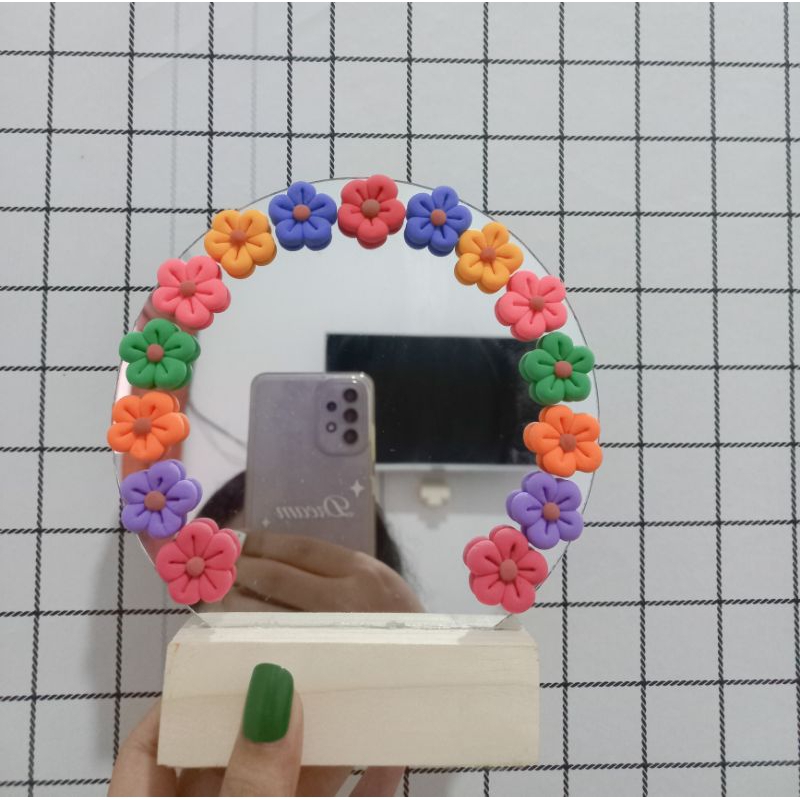 Jual cermin rainbow flowers | polymer clay | cermin aestetik | Shopee ...