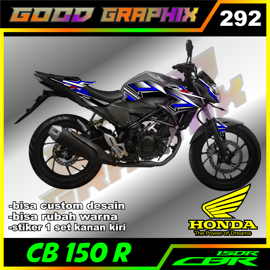 Jual Stiker Striping CB150R Full Body Design Custom Simple | Shopee ...