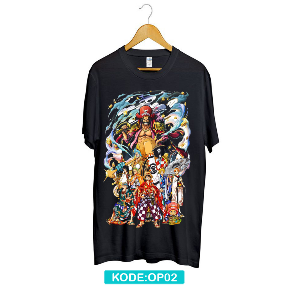Jual Kaos gold d roger one piece anime original katun premium op01 ...