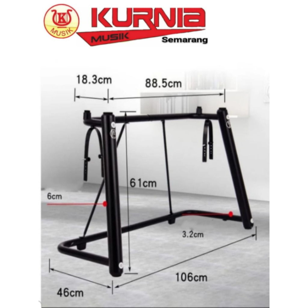 Jual U-Stand Piano Digitar Fort / Stand Fort Piano Digital Universal ...