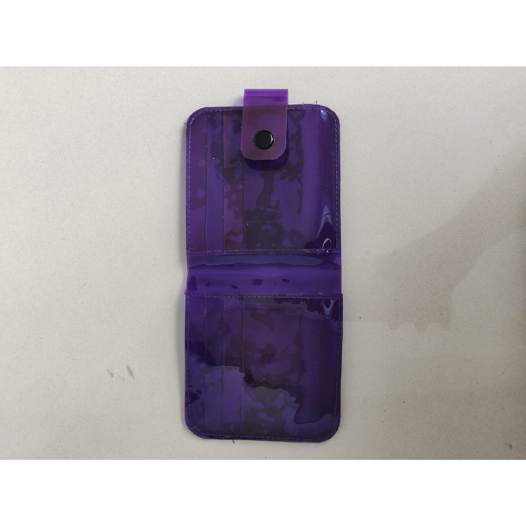 Jual Dompet transparant mika/pvc premium/murah/photocard/polos | Shopee ...