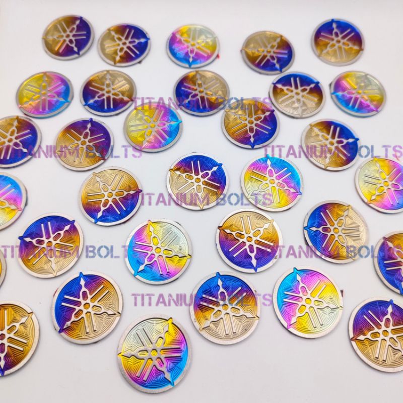 Jual Emblem Logo Yamaha Big Size Dan Small Size Titanium Bolts GR5 ...
