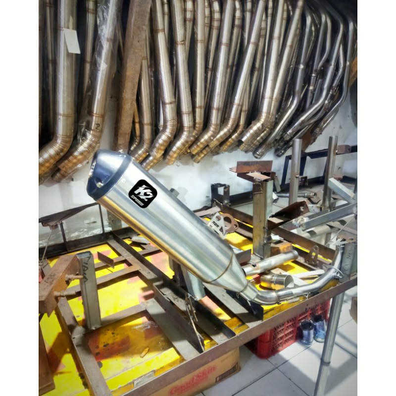 Jual knalpot standar racing matic aerox, nmx, vario, pcx original k2 ...