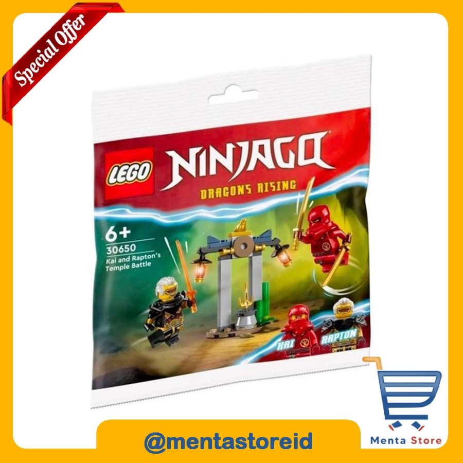 Jual LEGO Ninjago 30650 Polybag Kai and Rapton's Temple Battle | Shopee ...