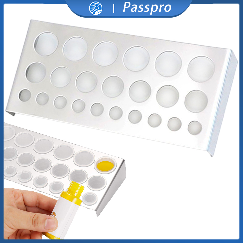 Jual 23 Lubang Tattoo Ink Cup Holder Stand Stainless Holder Wadah ...