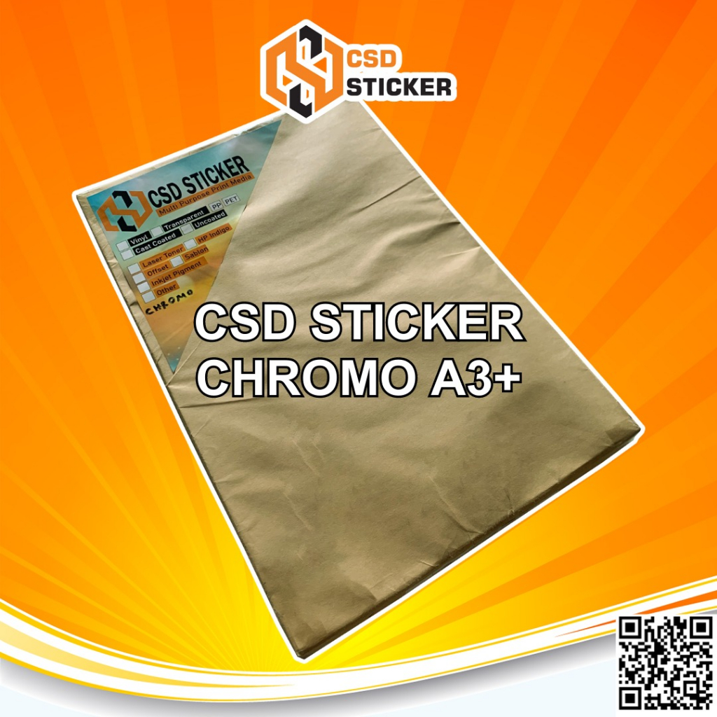 Jual CSD Stiker Chromo Bontak Glossy A3+ - PACK | Shopee Indonesia