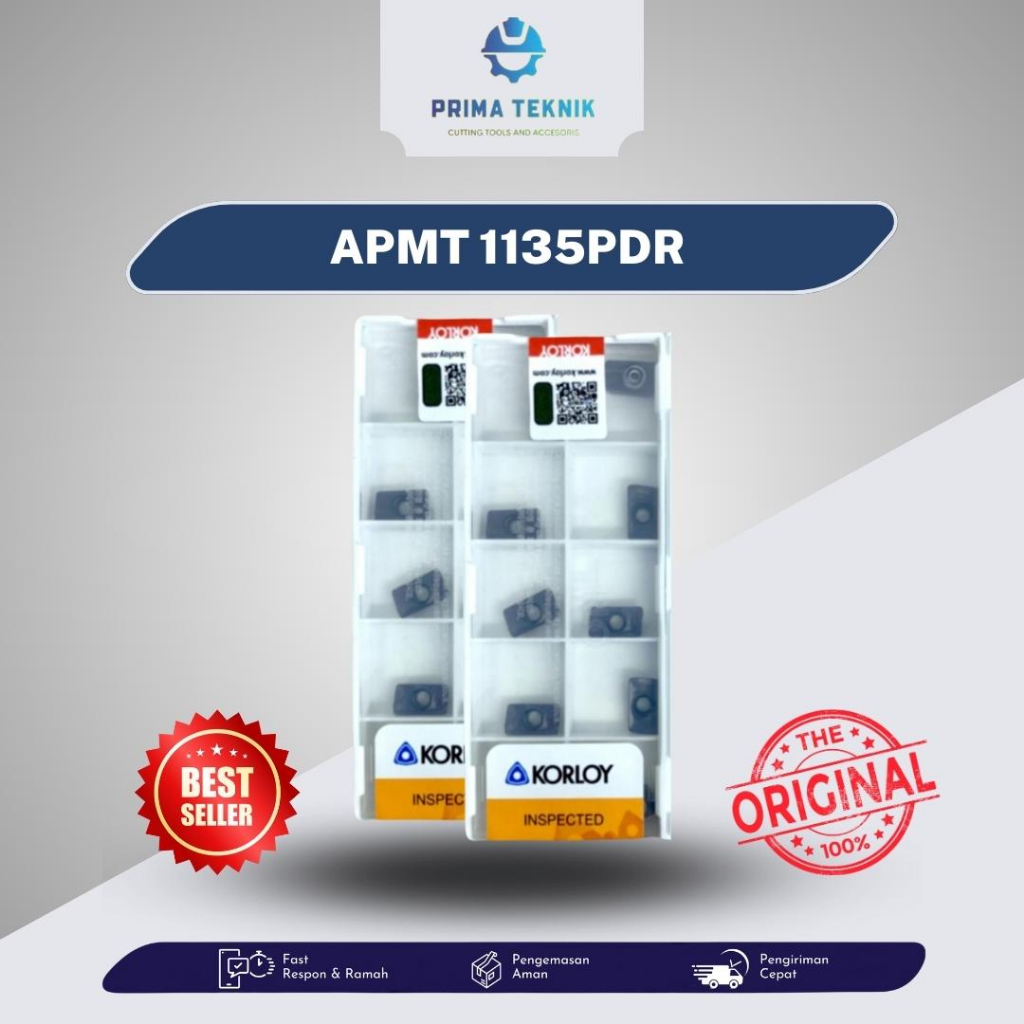 Jual Insert APMT 1135PDR || APMT 1135 PDR MERK KORLOY | Shopee Indonesia