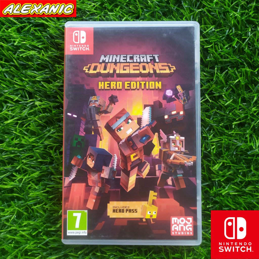 Jual MINECRAFT DUNGEONS HERO EDITION Nintendo Switch Game Catridge ...