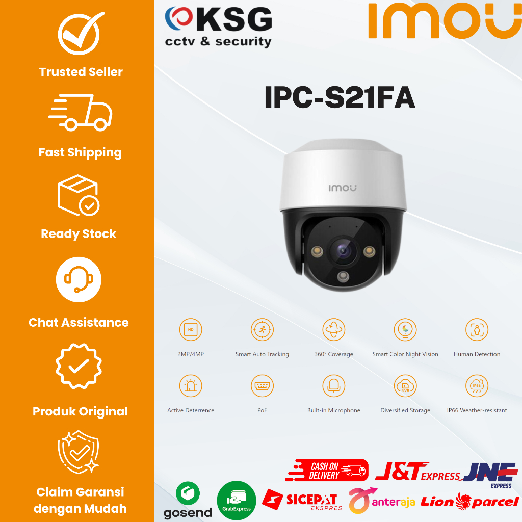 Jual Kamera CCTV Indoor /Outdoor Imou IPC-S21FA | Shopee Indonesia