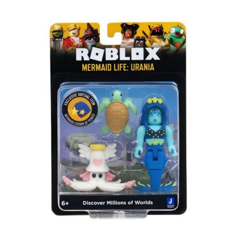 Jual Roblox Figure Mermaid Life Urania Aksesoris Plus 1 Virtual Code ...