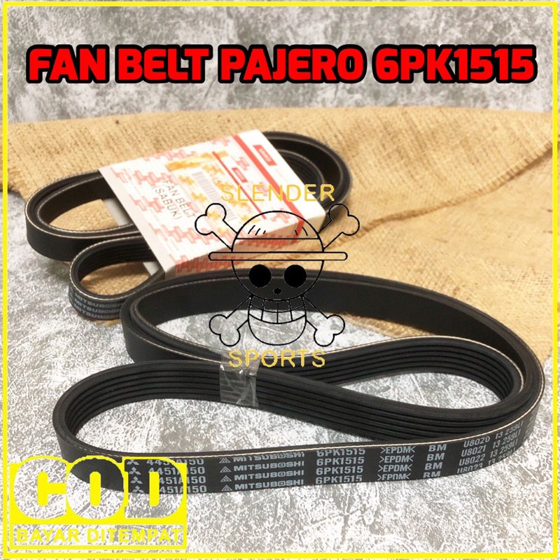 Jual TALI KIPAS PAJERO 6PK1515 - FAN BELT PAJERO - VAN BELT - V BELT PAJERO SPORT | Shopee Indonesia