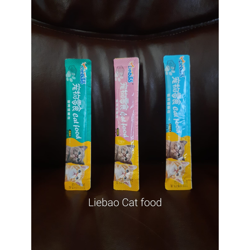 Jual Liebao creamy cemilan snack kucing cat food tuna cod fish chicken ...
