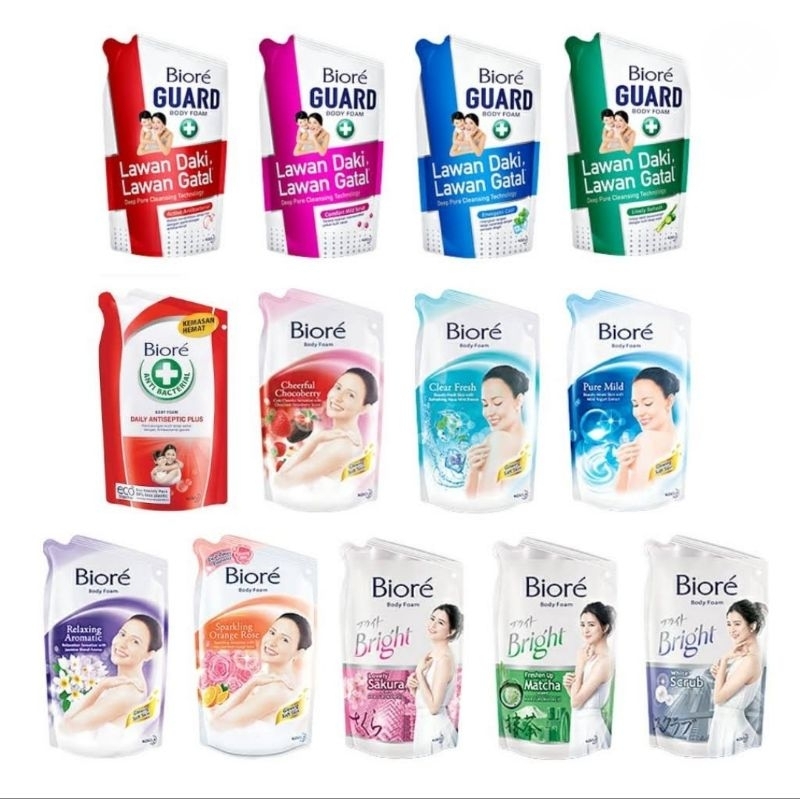 Jual BIORE BODY FOAM REFILL 250ML / 450ML | Shopee Indonesia
